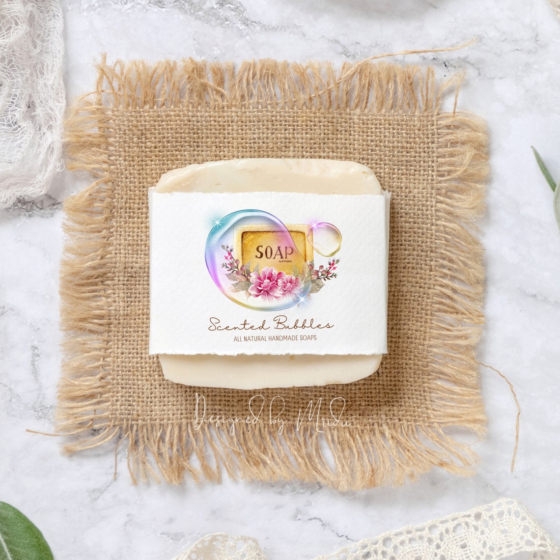 Premade Soap Logo Design for Etsy Shop, Modern Creative Readymade Logo ...