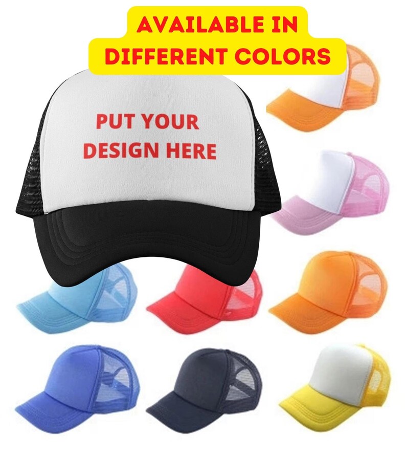 Custom Trucker Hats - Etsy