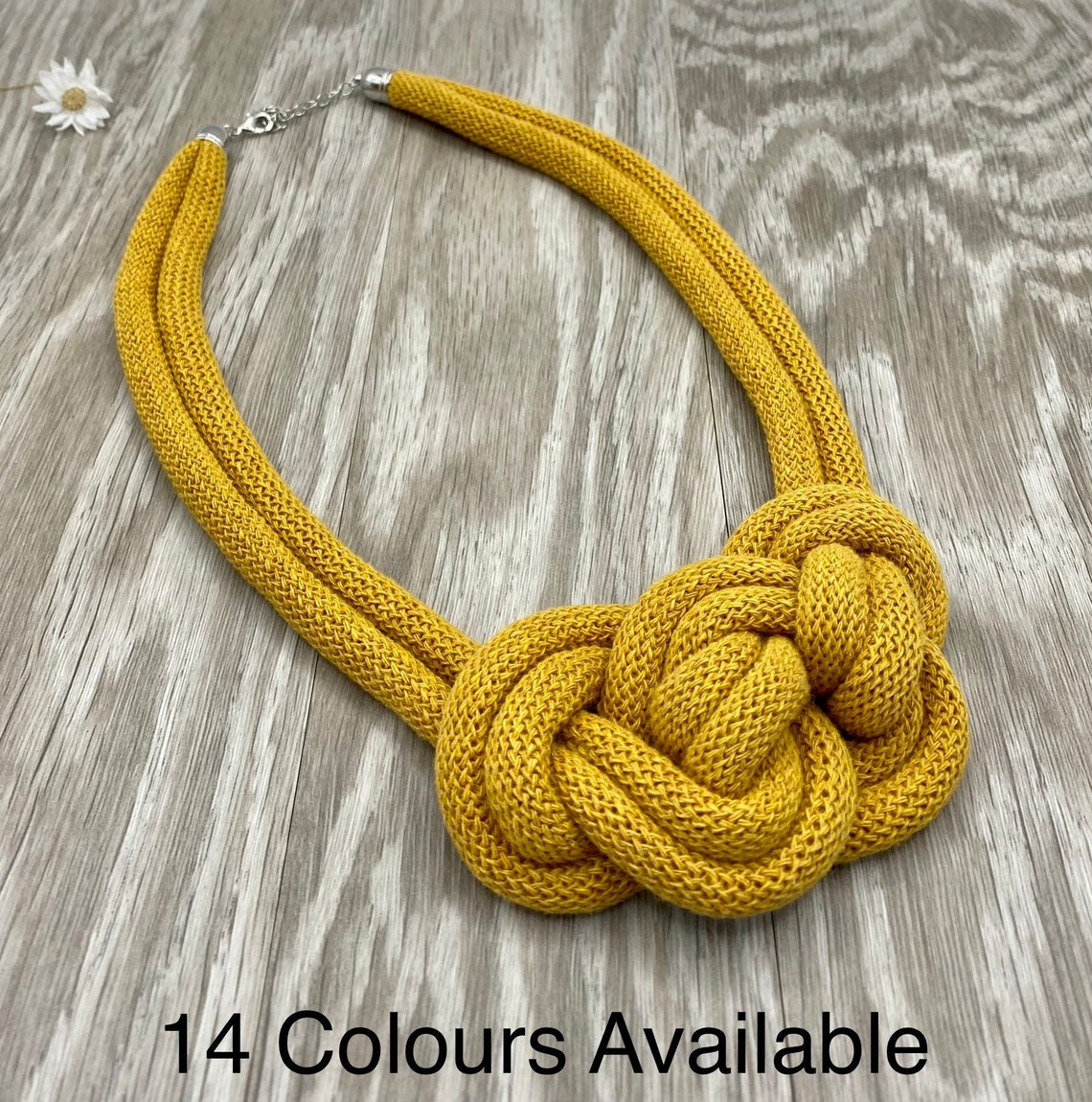 Necklace. Macrame Knot Necklace. Statement Necklace. Macramé. - Etsy UK