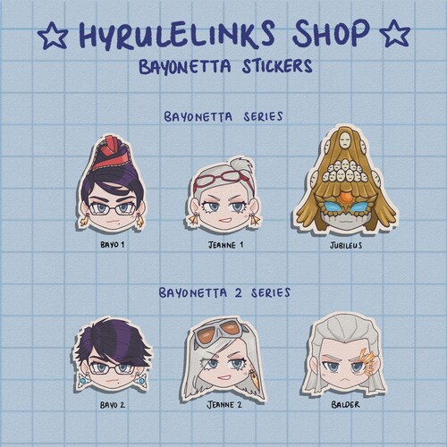 Bayonetta Butterfly Wings Sticker kawaii Stickers - Etsy