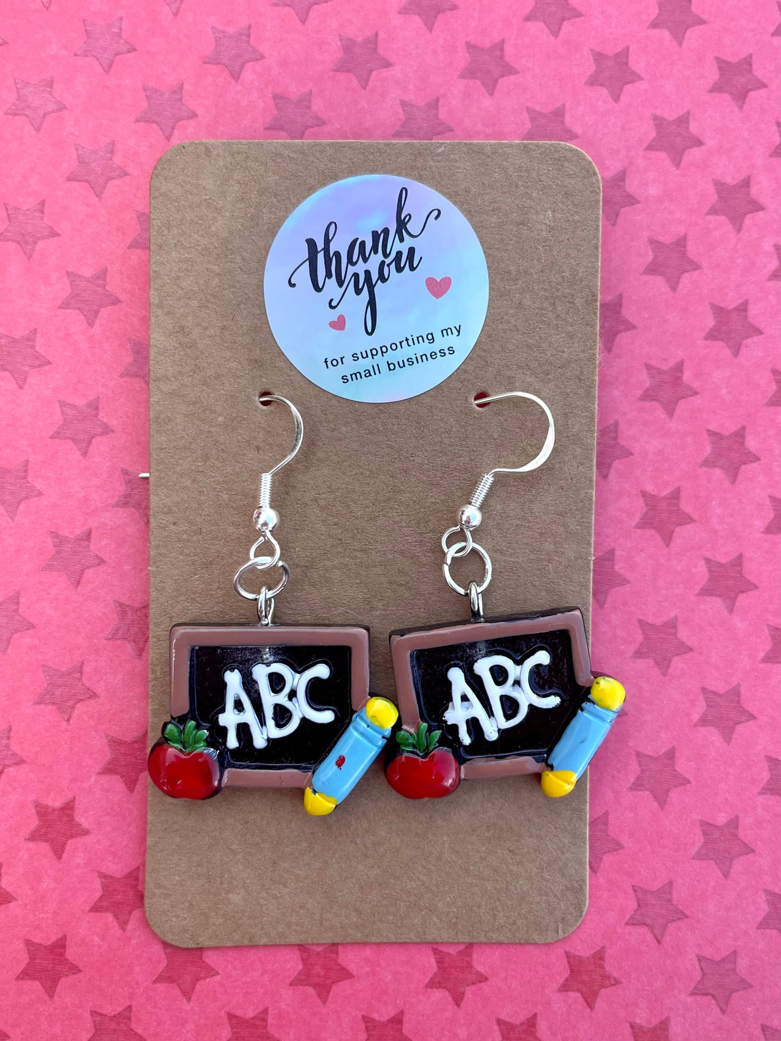 School Earrings Teacher Gift Earrings - Etsy