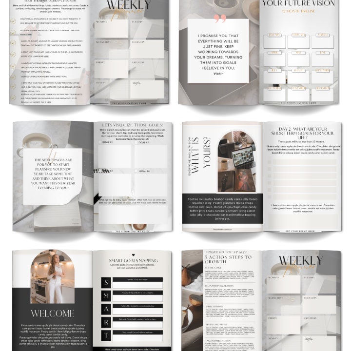 Editable Canva Work Book Template, Ebook Template, Worksheet Templates ...