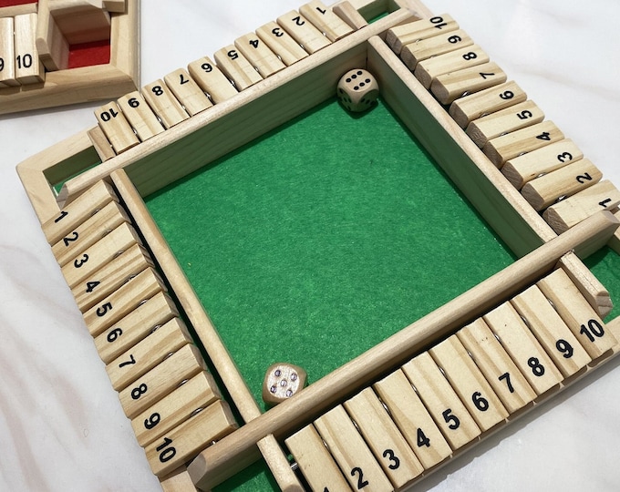 Shut the Box Game - Etsy