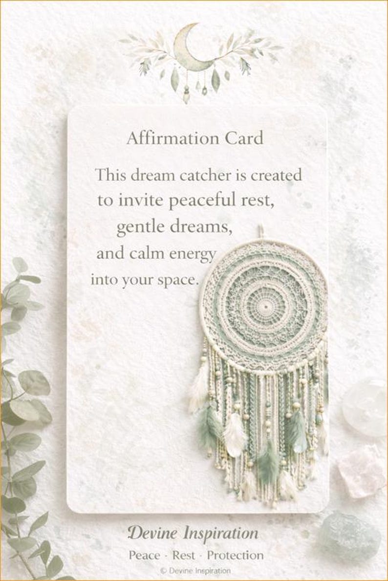 Devine Inspiration Dream Catcher Crochet Pattern Bundle, Boho Spiritual ...