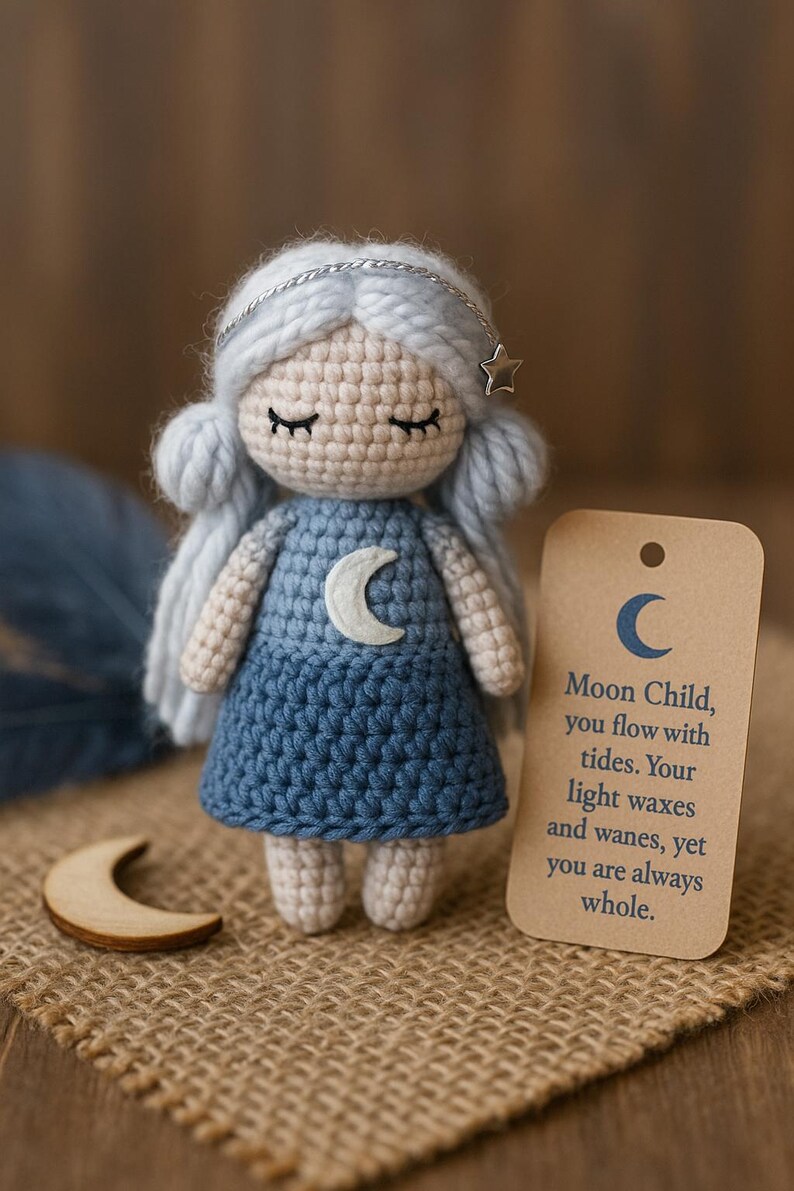 Boho Spiritual Doll Crochet Pattern: Mini Amigurumi Healing Dolls (PDF ...