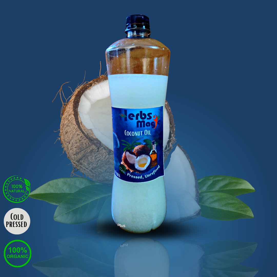 Herbs Magic Cold Pressed Coconut Oil Organic Natural - Etsy