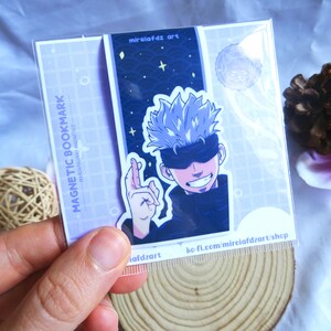 Geto and Gojo Magnetic Bookmark, Satosugu Bookmark, Anime Bookmark, Jjk ...