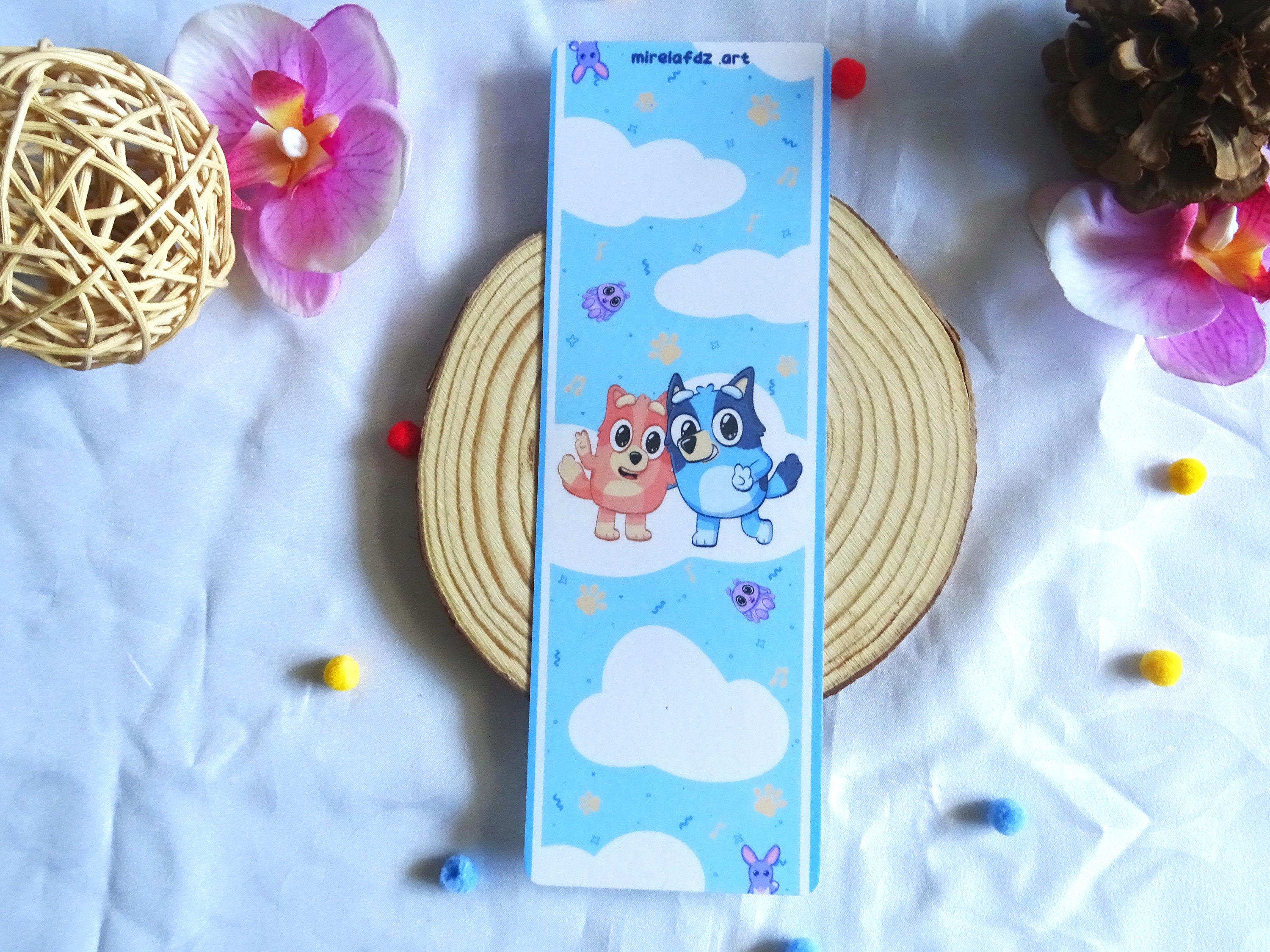 Bluey Bookmark Personalized Bluey Gifts Bingo and Bluey - Etsy