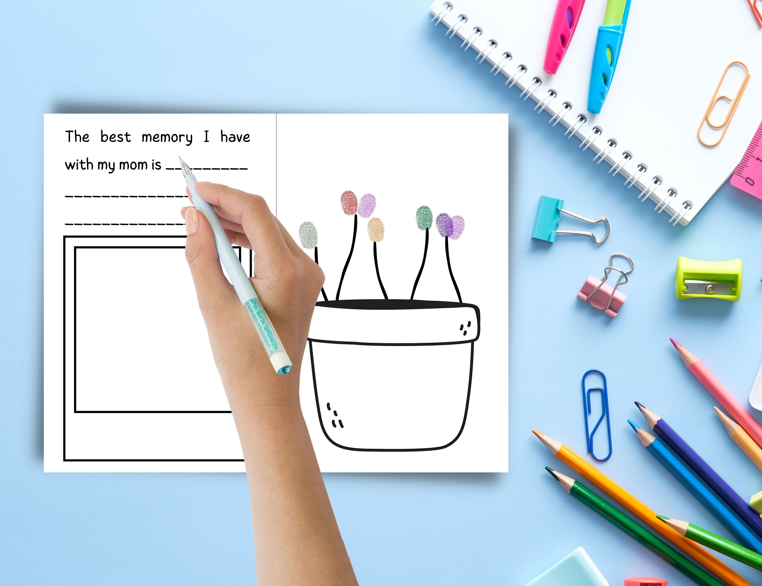 Why I Love My Mom Colourable Book | Mother's Day Activity | Mother's ...