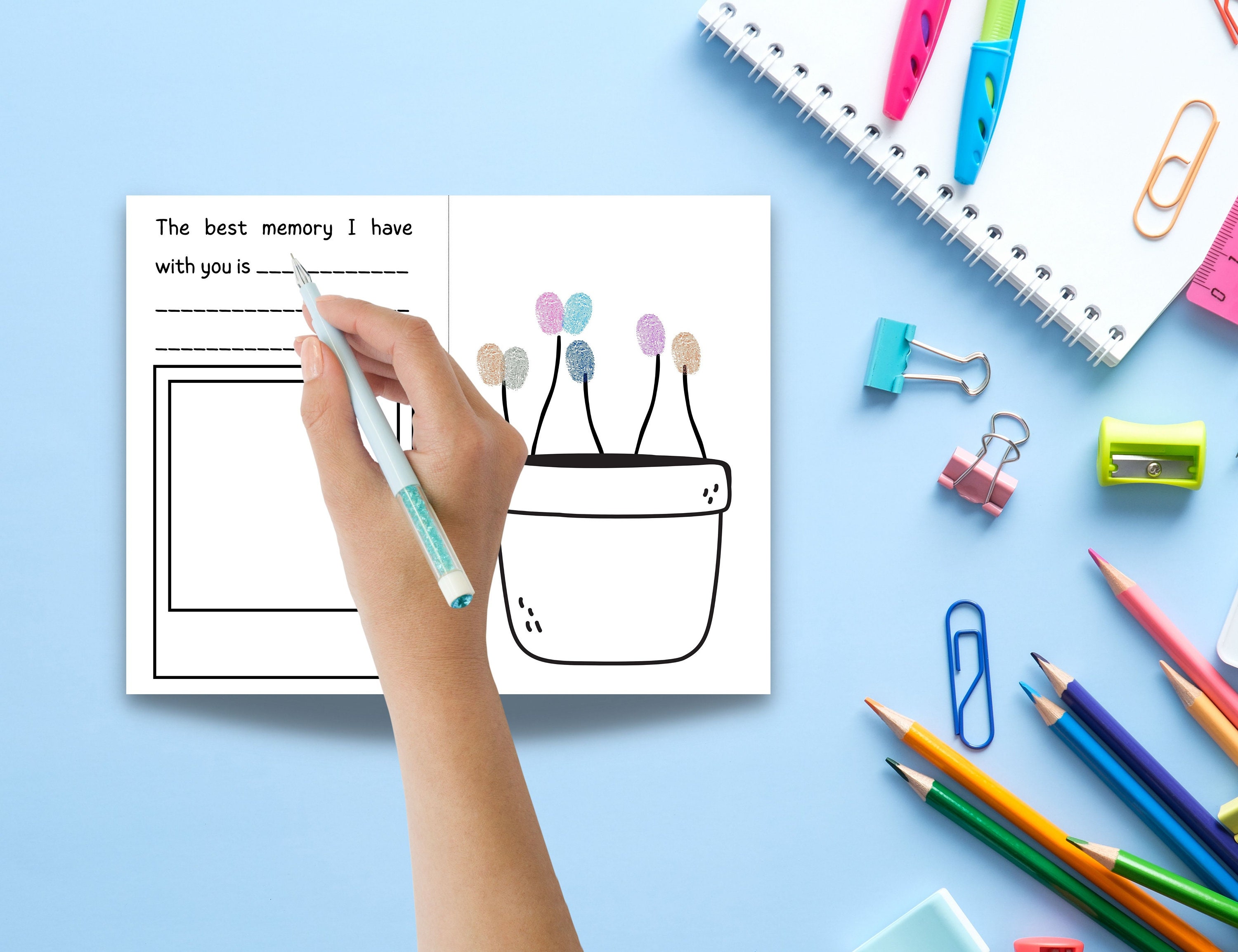 Why I Love My Stepmom Colourable Book Mother's Day Activity Mother's ...