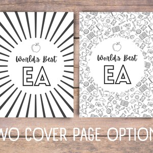 Printable Colourable Card for Educational Assistant Fill in the Blank ...