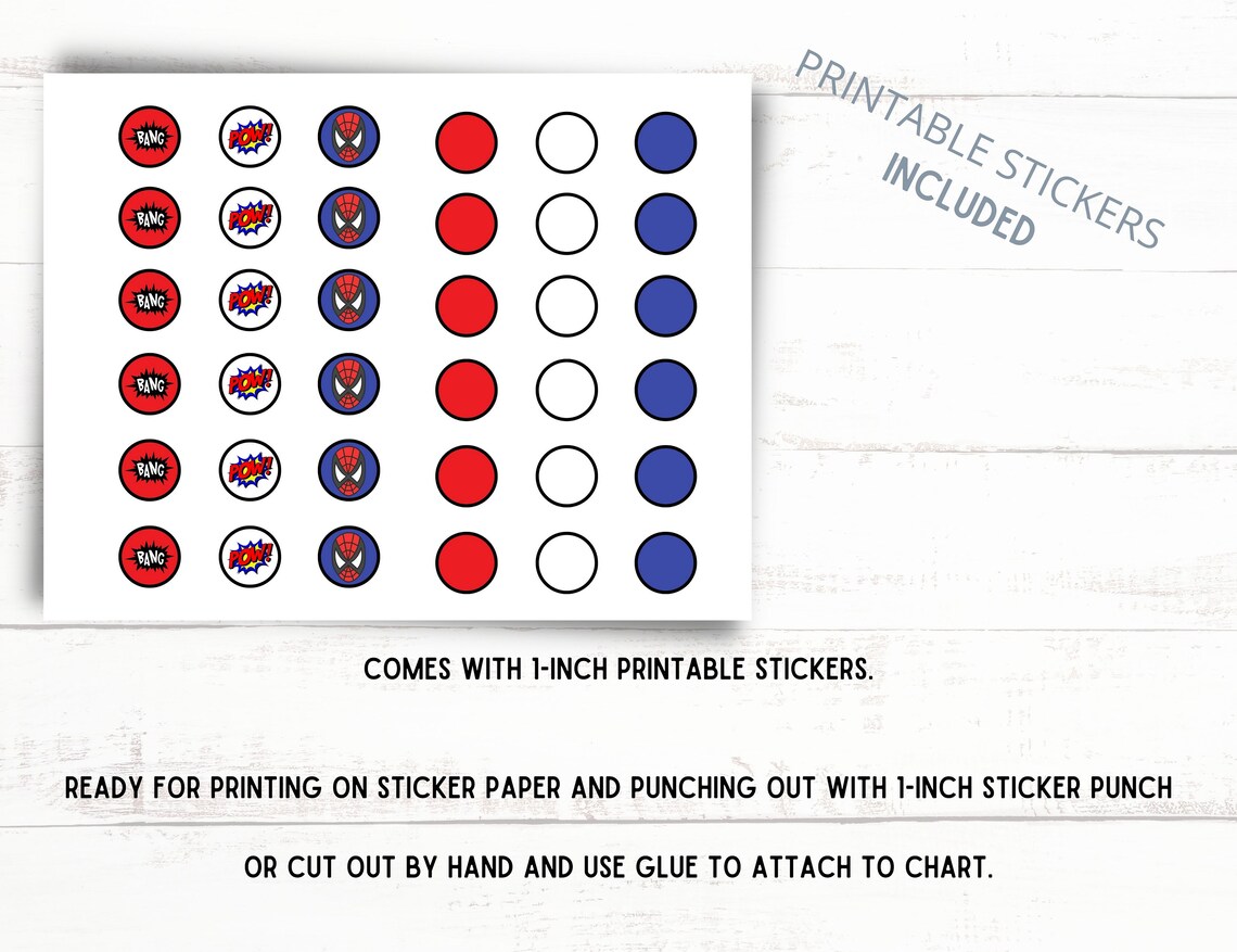 Spiderman Reward Chart | Superhero Kids Award Chart | Behaviour Chart ...