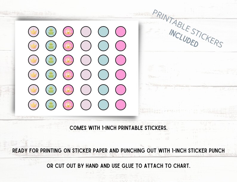 Princess Reward Chart Princess Kids Award Chart Behaviour - Etsy