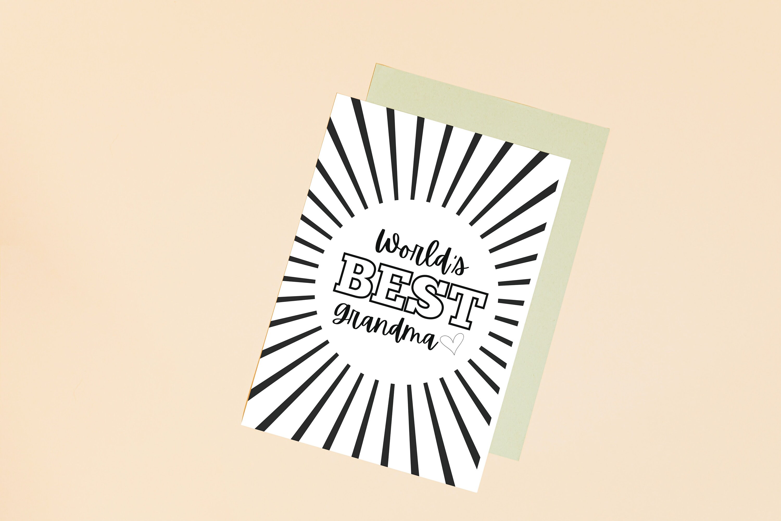 Printable Colourable Card for Grandma Fill in the Blank Card for ...