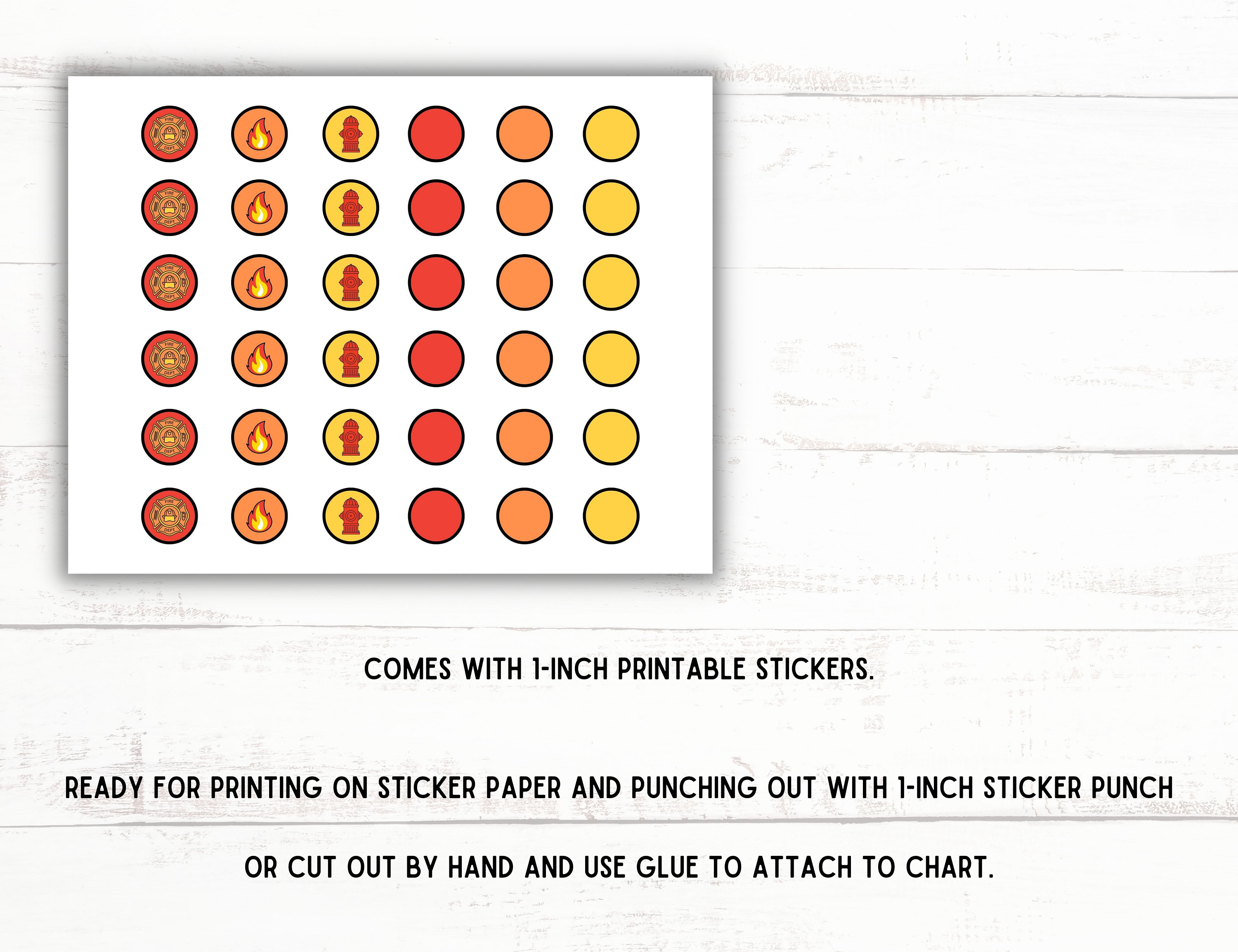 Firefighter Kids Reward Chart | Fire Fighter Award Chart | Behavior ...