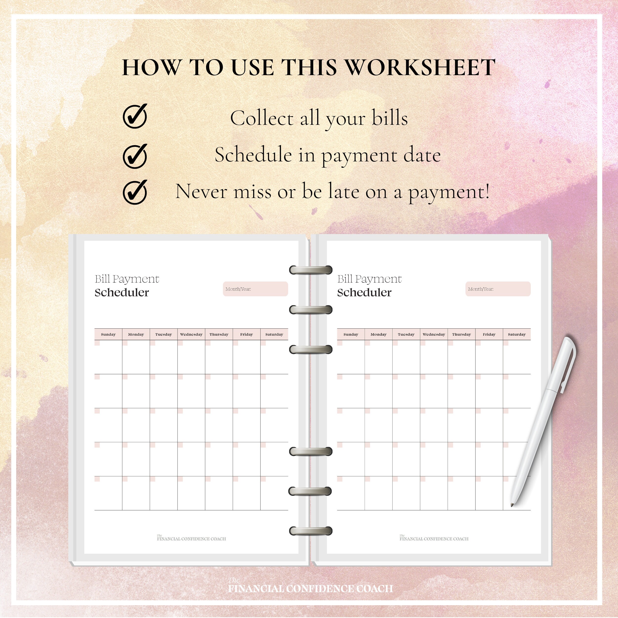 Monthly Bill Payment, Monthly Bills, Monthly Bill, Monthly Bill Tracker ...