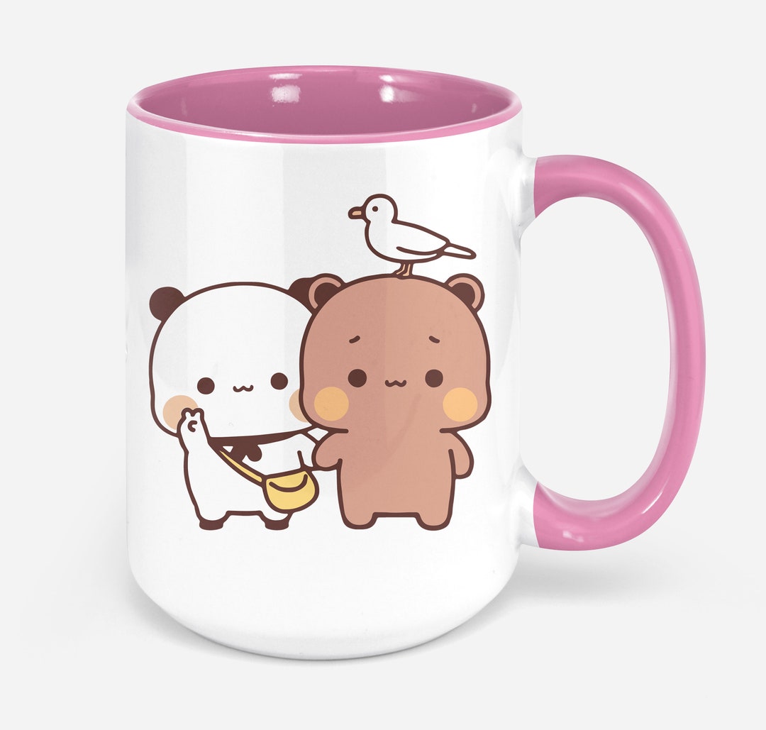 Cute Panda Bear Bubu Dudu Coffee Mug Gift for Lover - Etsy