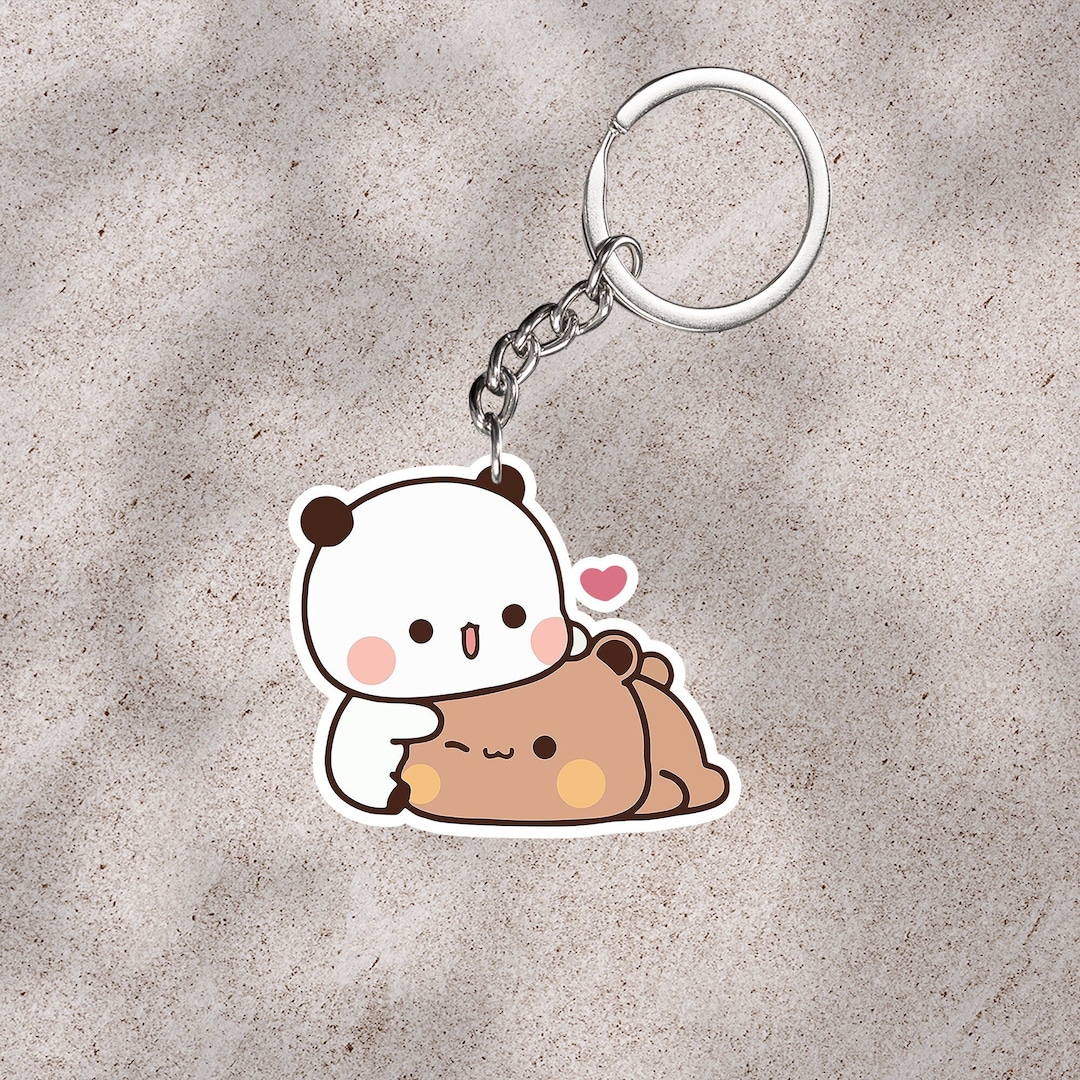 Cute Bubu Dudu Acrylic Keychain, Gift for Anyone, Gift for Bubu Dudu ...