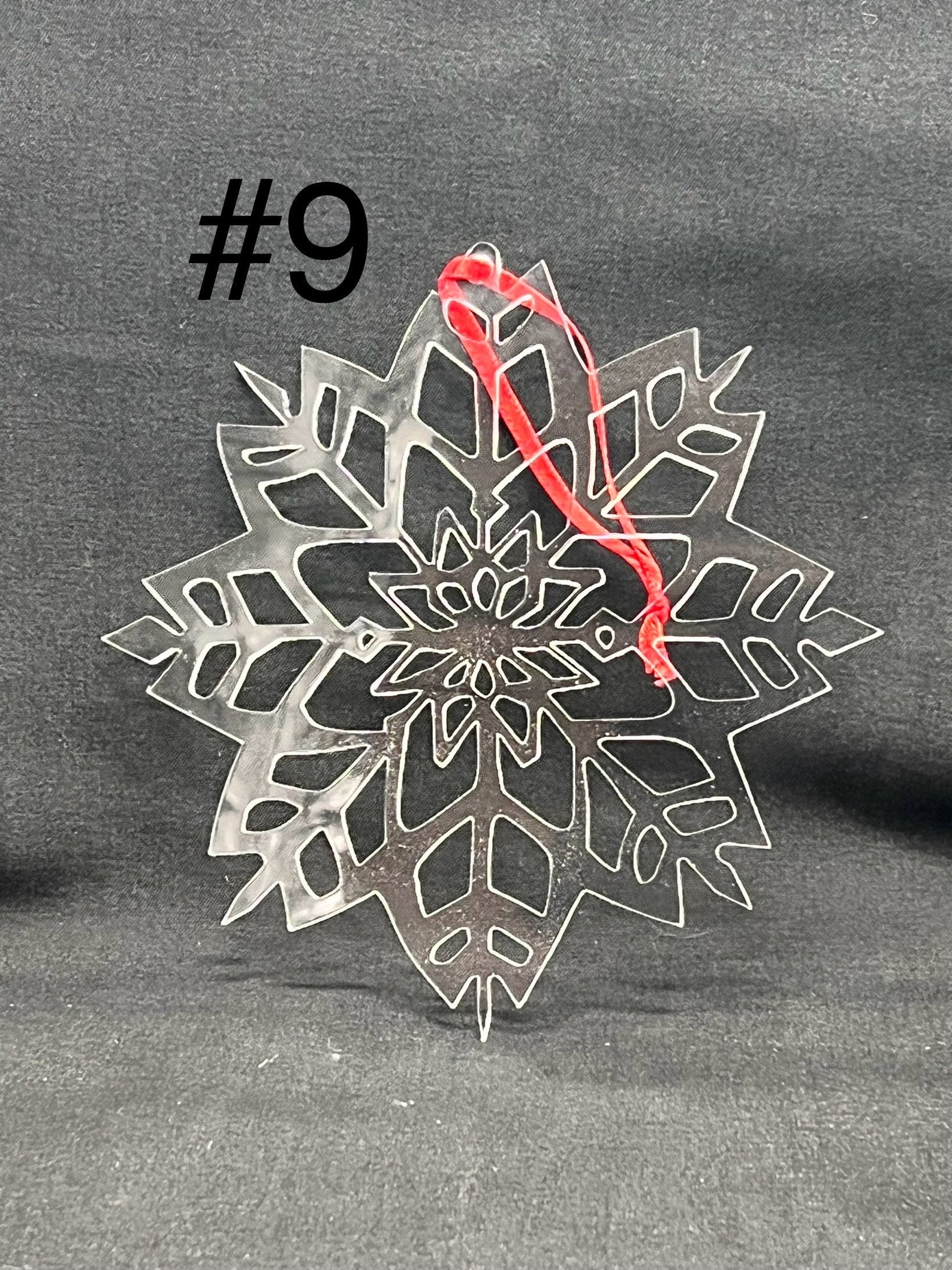 Snowflake Christmas Tree Ornaments - Etsy
