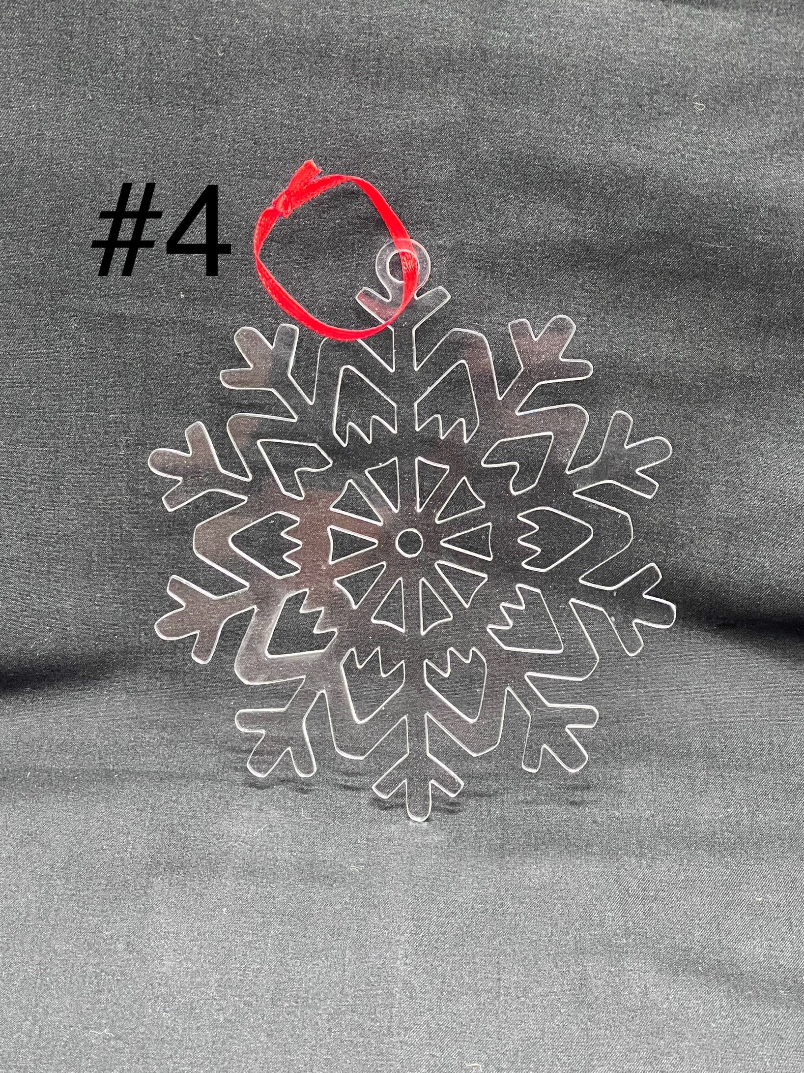 Snowflake Christmas Tree Ornaments - Etsy