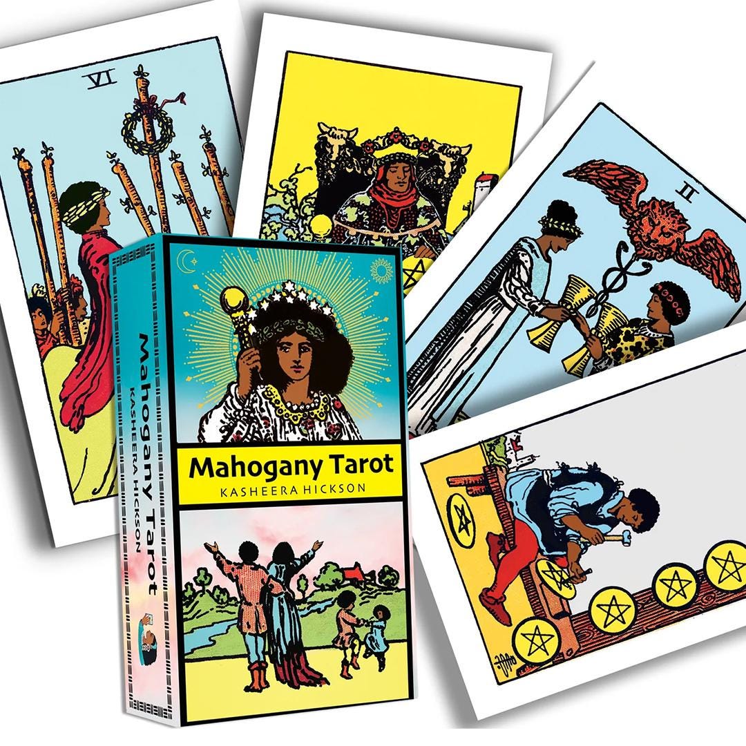 Mahogany Tarot | Black Tarot Deck | Tarot Cards for Beginners | Black ...