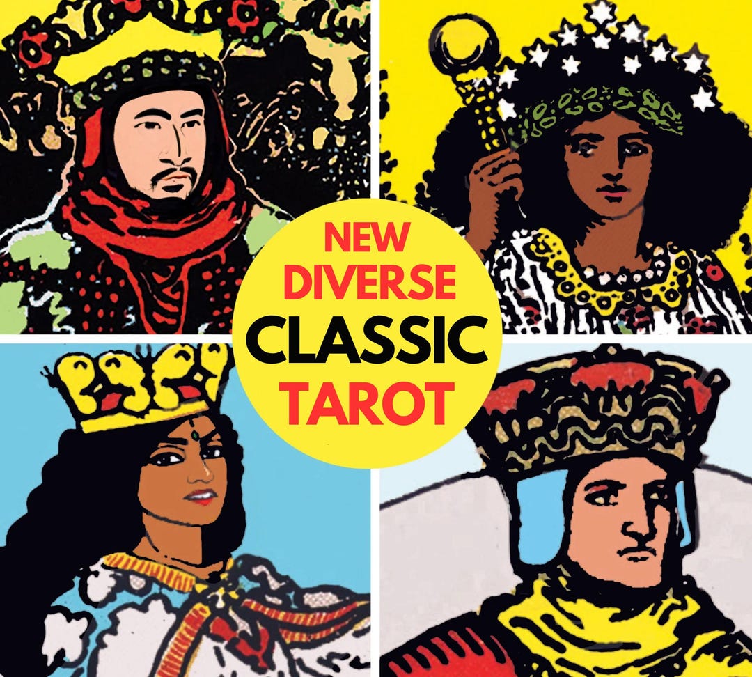 Rider Waite Tarot Deck, 78 Tarot Cards, Tarot Deck With Guidebook ...