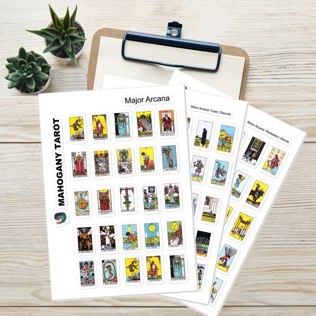 Tarot Stickers, Tarot Card Journal, Witchy Stickers, Spiritual Stickers ...