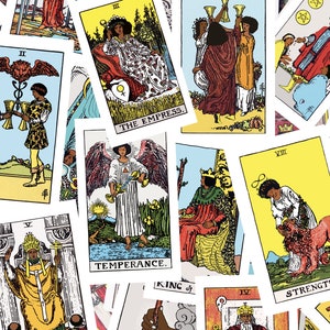 Mahogany Tarot | Black Tarot Deck | Tarot Cards for Beginners | Black ...