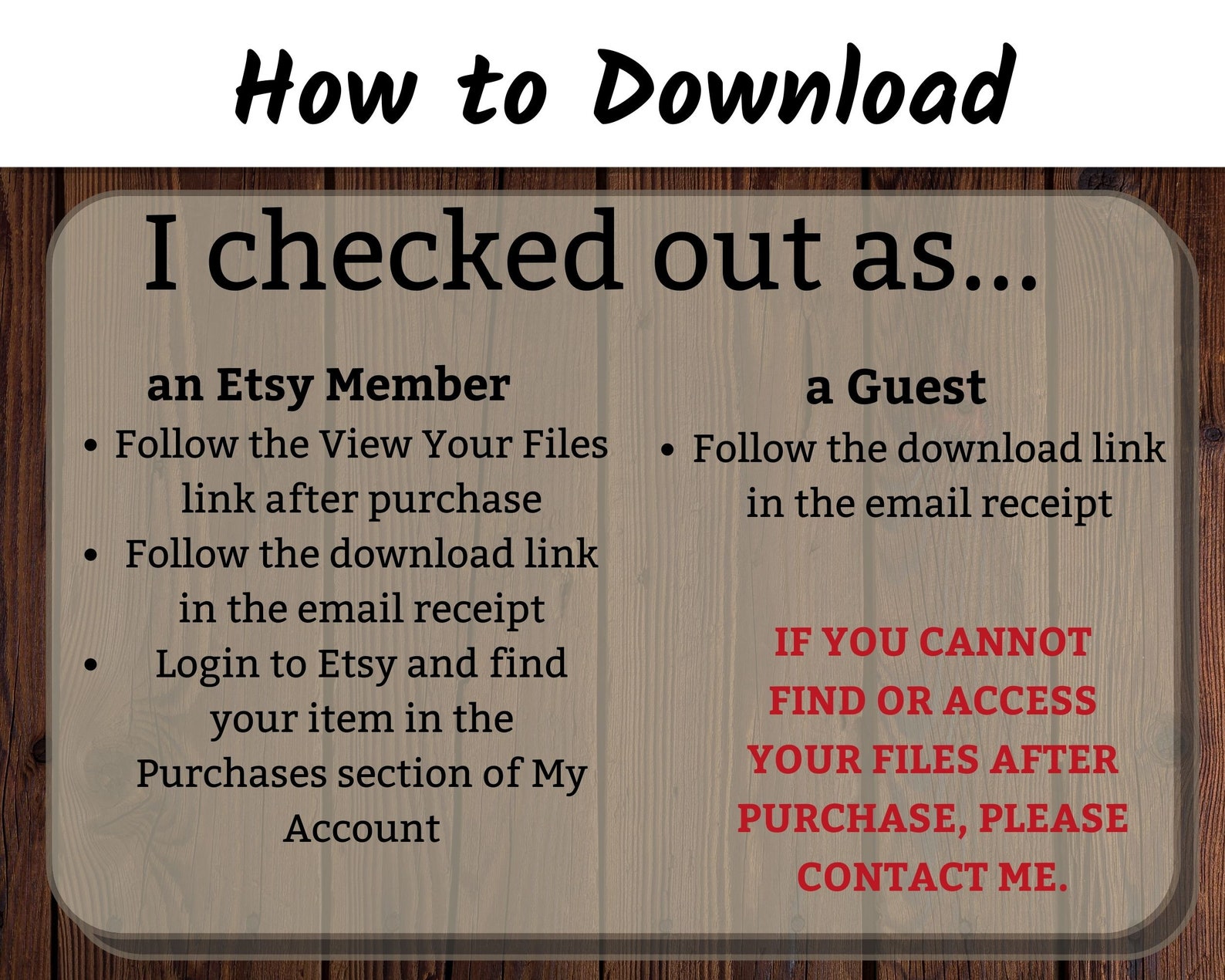 In Case of Emergency Card Printable ICE Card Printable - Etsy