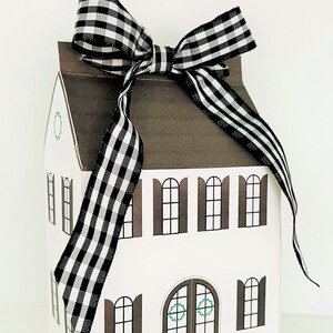 Farmhouse Printable Gift Box Paper House Housewarming Home Realtor Gift ...