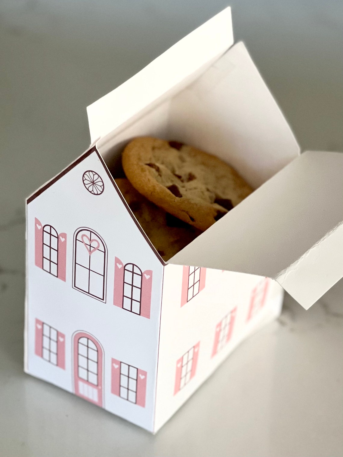 Farmhouse Printable Gift Box Paper House Housewarming Home Realtor Gift ...