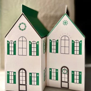 Printable Green House DIGITAL FILE, St. Patrick's Craft for Kids, St ...