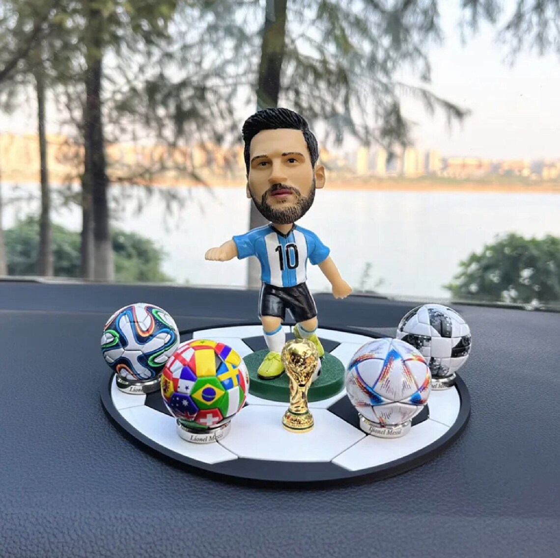 Lionel Messi Figurine, Football Star Figurine, A Football Doll, Messi ...