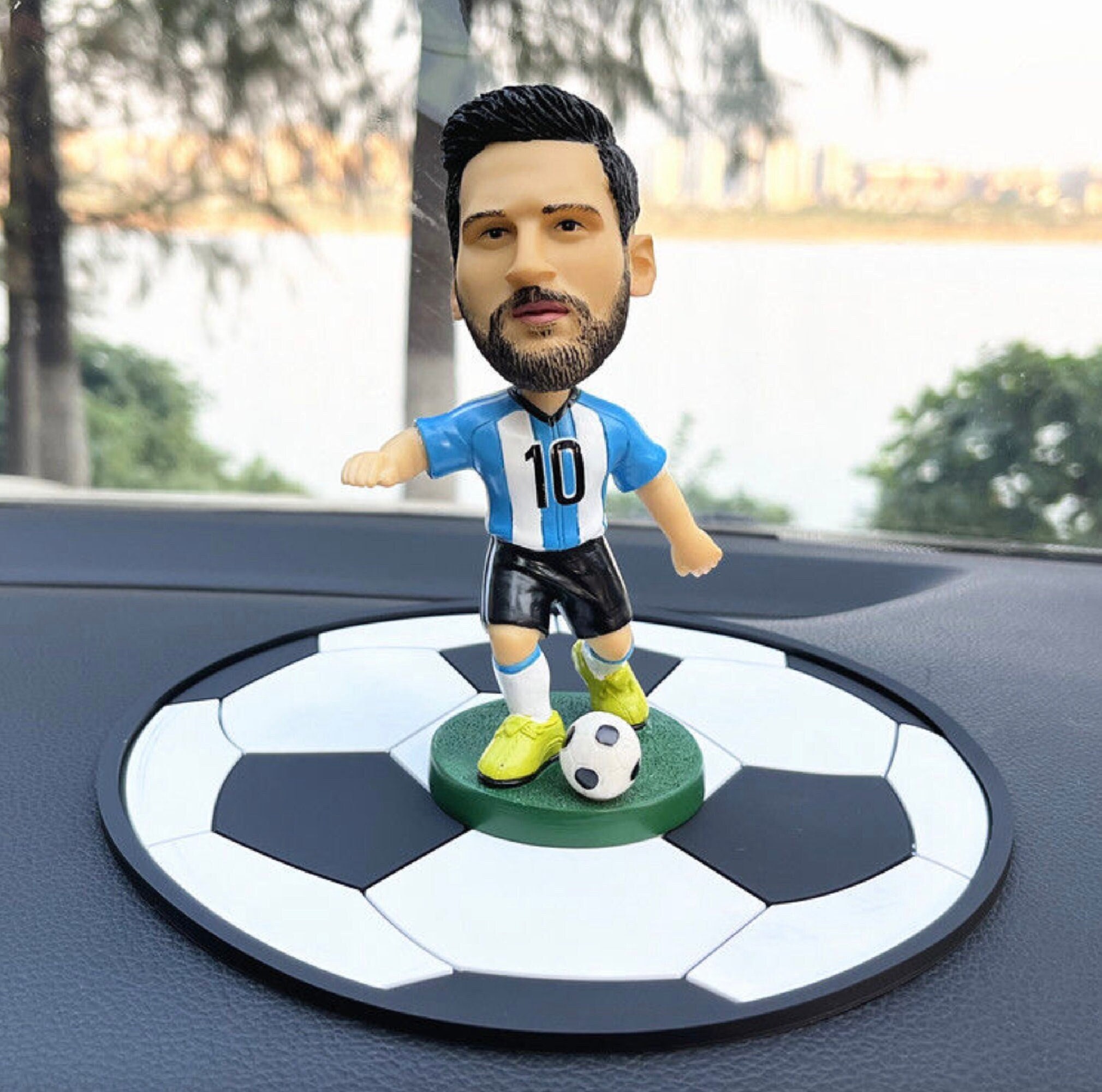 Lionel Messi Figurine, Football Star Figurine, A Football Doll, Messi ...