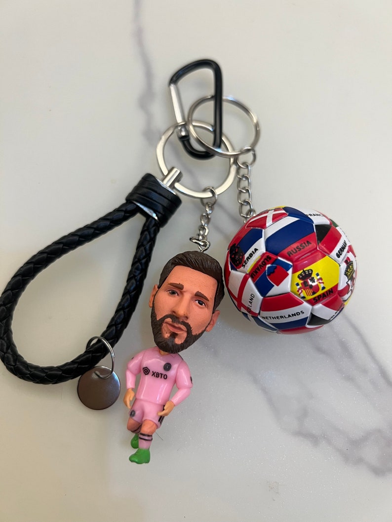 Lionel Messi Key Chain, Miami Messi Keychains, Lionel Messi Key Ring ...