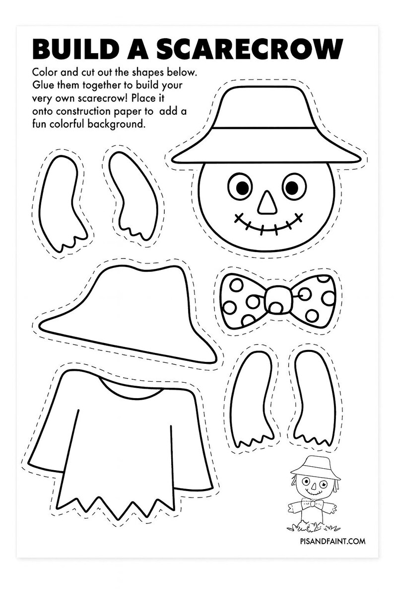 10 Printable Coloring Worksheet for Kids |fall, Harvest, Thanksgiving ...