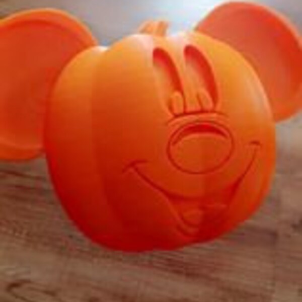 Mickey Mouse Pumpkin Large - Etsy