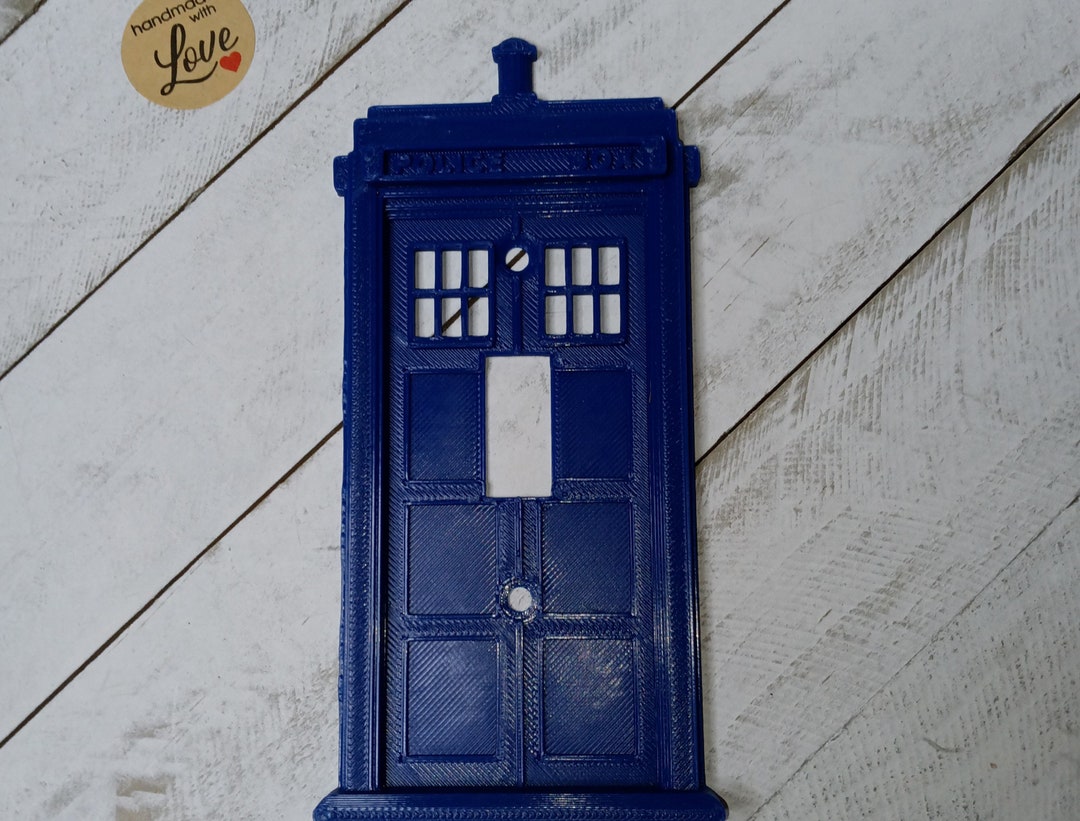 Dr Who Tardis Light Switch Cover - Etsy