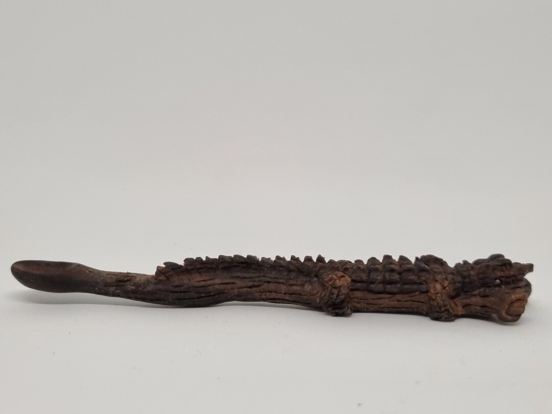 Crocodile Spoon, Black Wood, Carved Spoon, Small Spoon, Chillie Spoon ...