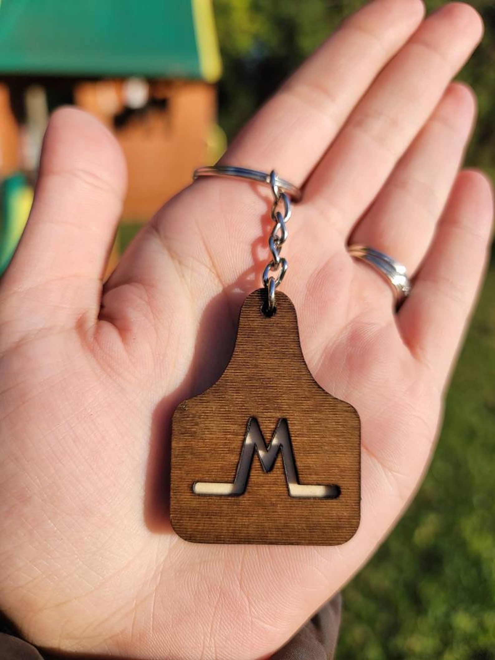 Personalized Cattle Brand Keychain - Etsy