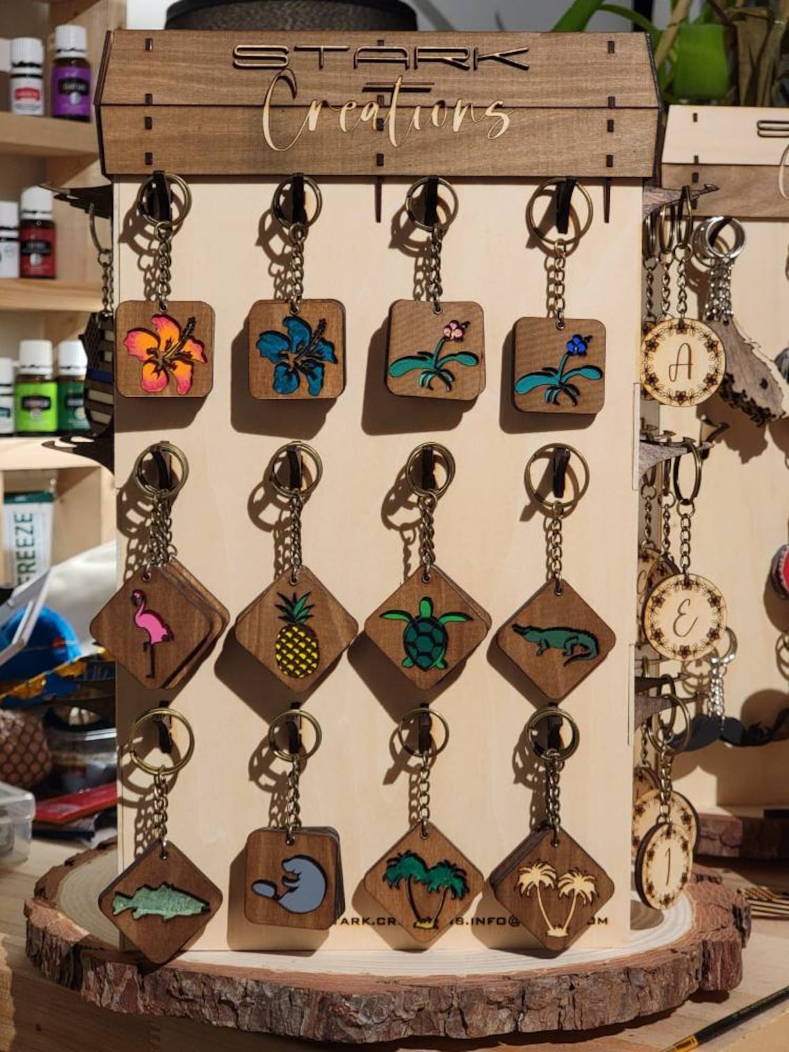 Custom Laser Engraved Wood Keychains - Etsy