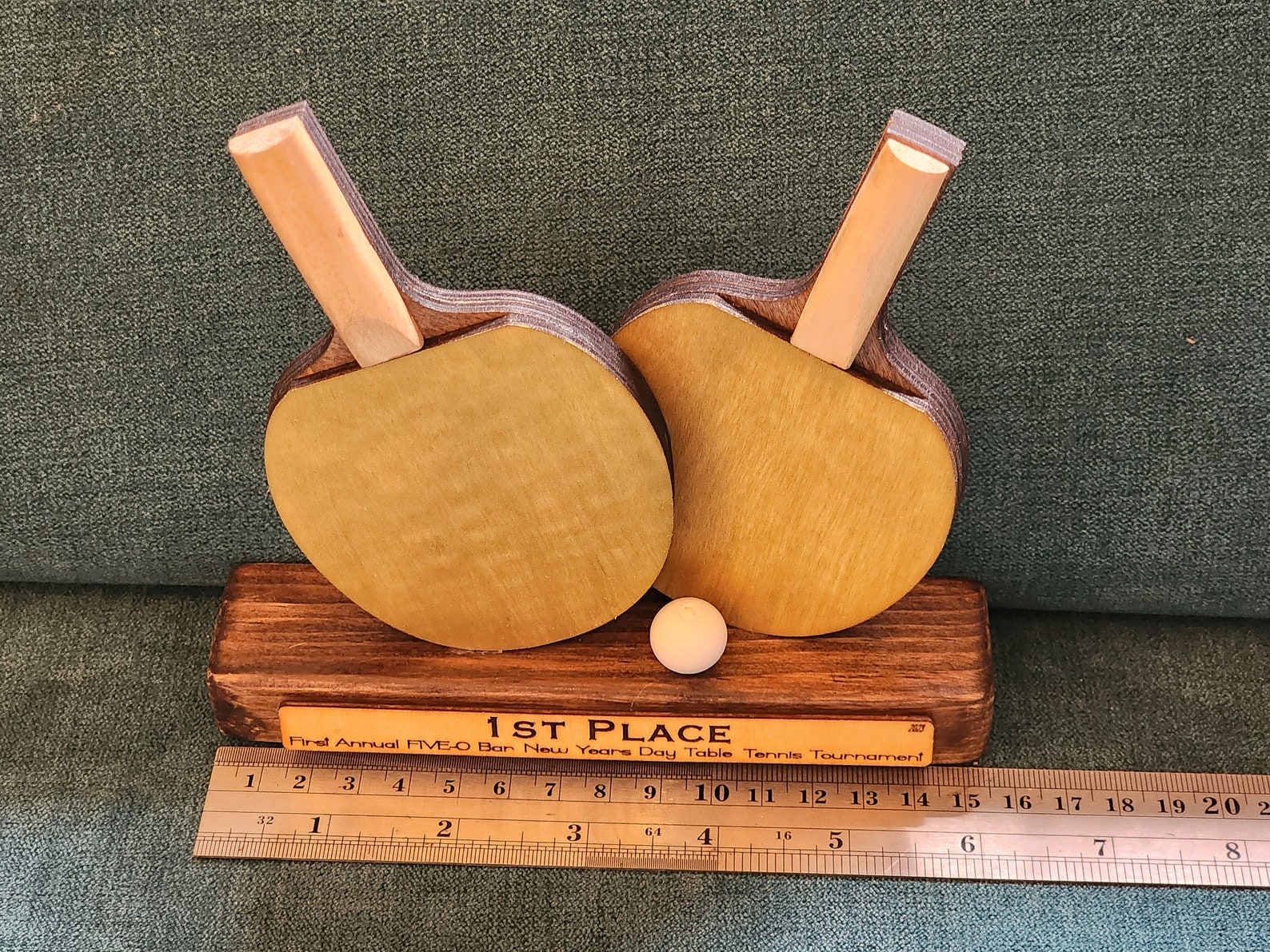 Trophy Set for Table Tennis/ping Pong custom Text for Your Tournament ...