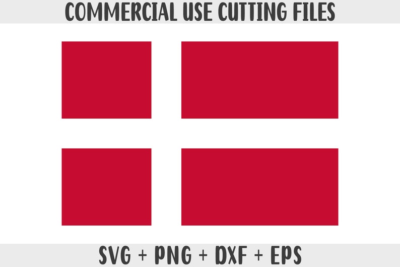 Denmark Flag SVG Original Colors, Denmark Flag Png, Commercial Use for ...