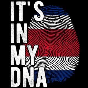 Costa Rica Flag Fingerprint PNG: DNA Pride Design (digital Download) - Etsy
