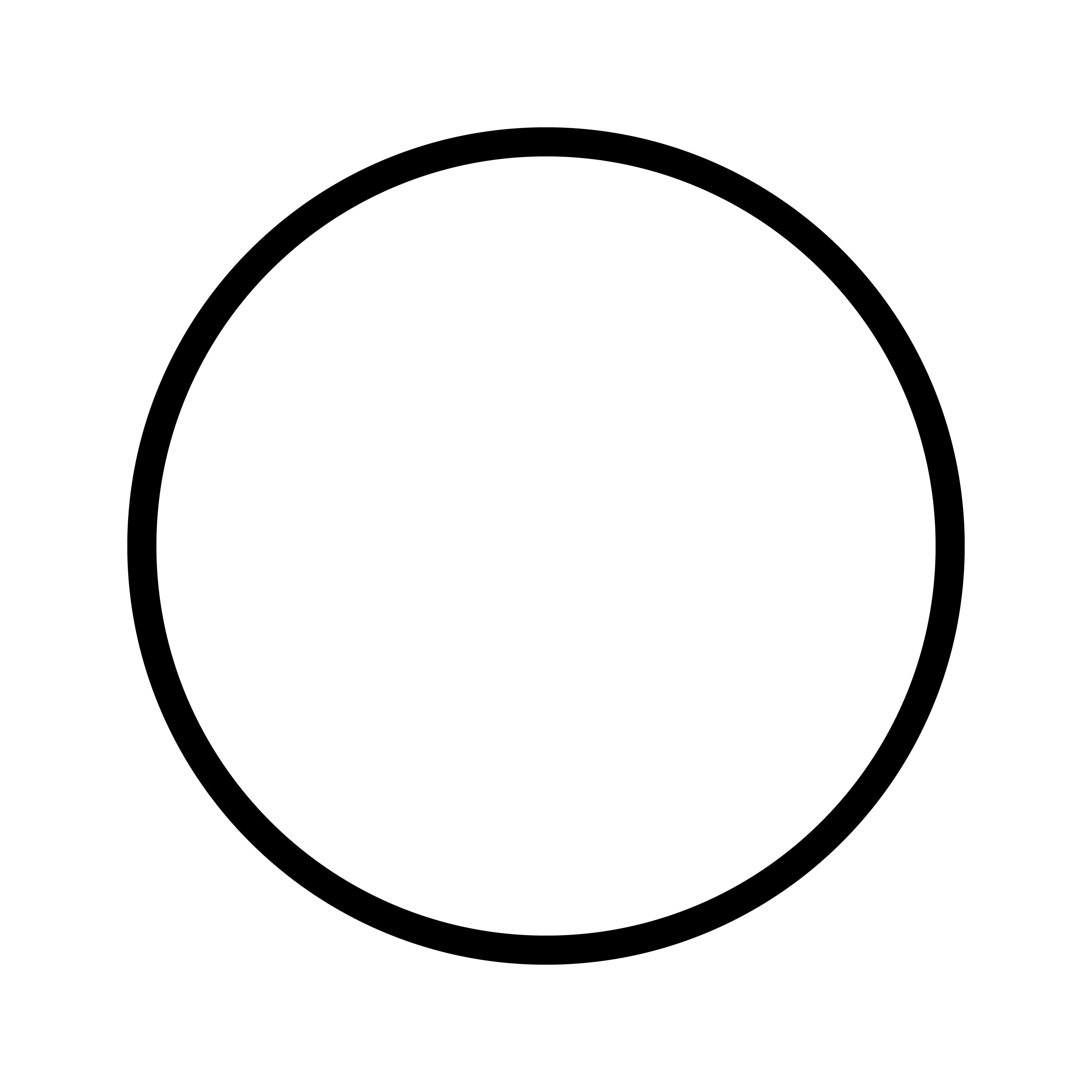 Circles Different Stroke Widths Bundle Pack Circle Frames - Etsy