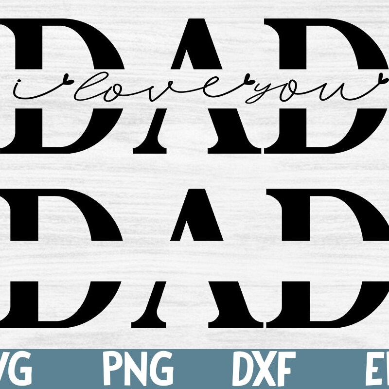 Dad With Names Svg - Etsy