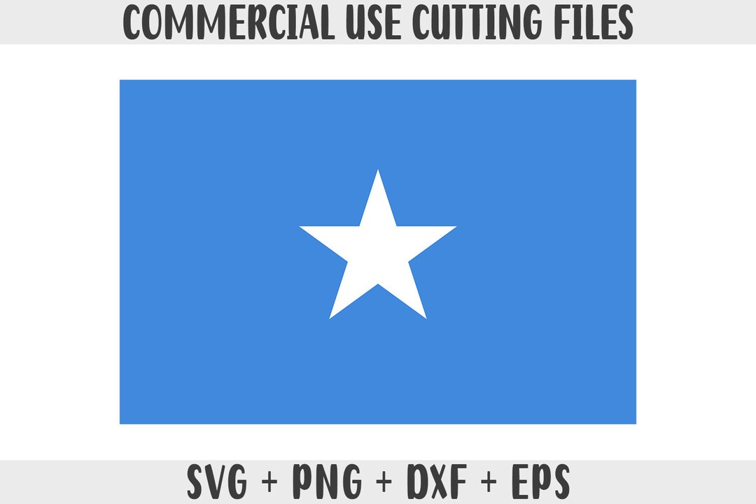 Somalia Flag SVG Original Colors, Somalia Flag Png, Commercial Use for ...
