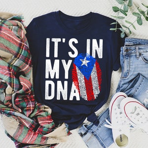 Puerto Rico Flag Fingerprint PNG: It's in My DNA Design (digital ...