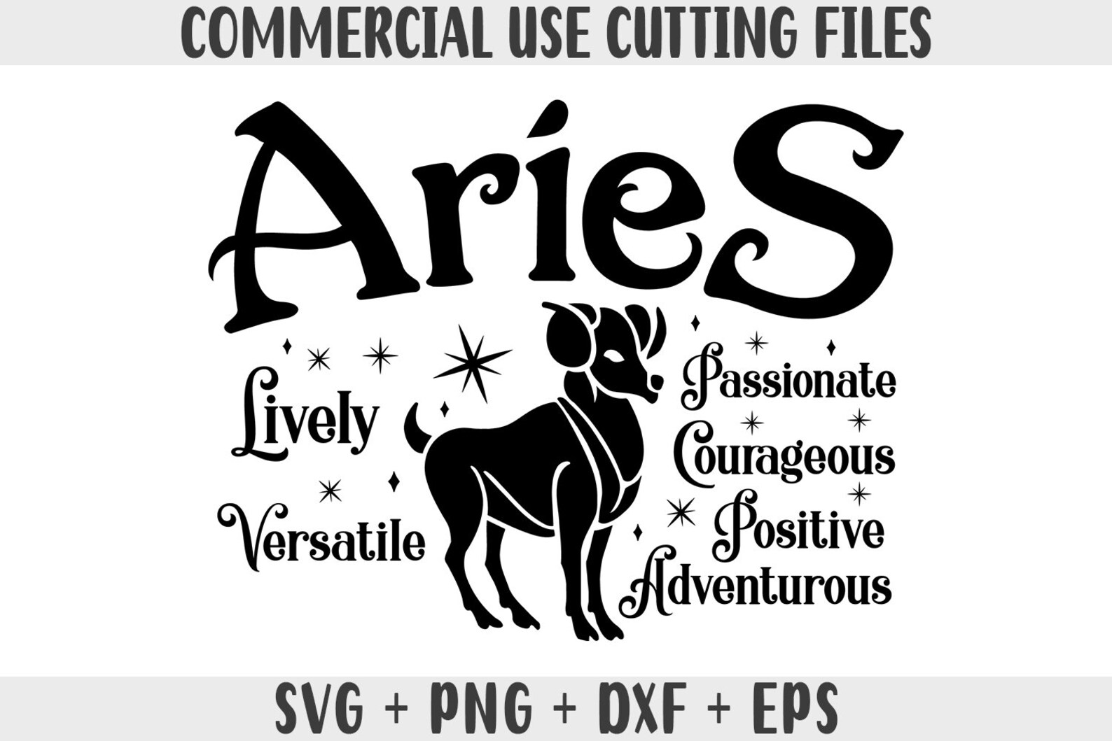 Aries SVG Zodiac SVG Zodiac Signs Clipart SVG Gift for - Etsy