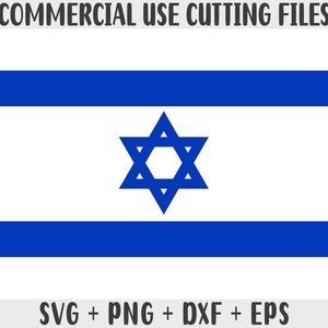 Israel Flag SVG Original Colors Israel Flag Png Commercial - Etsy New ...